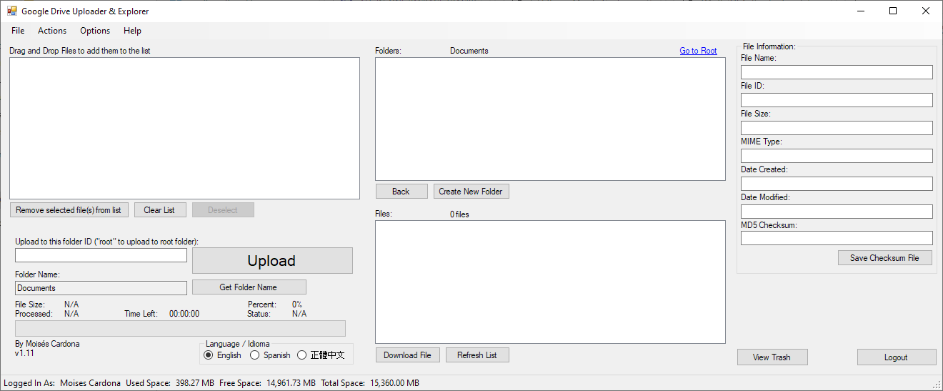 Google Drive Uploader & Explorer Tool v1.11 released! - Moisés Cardona