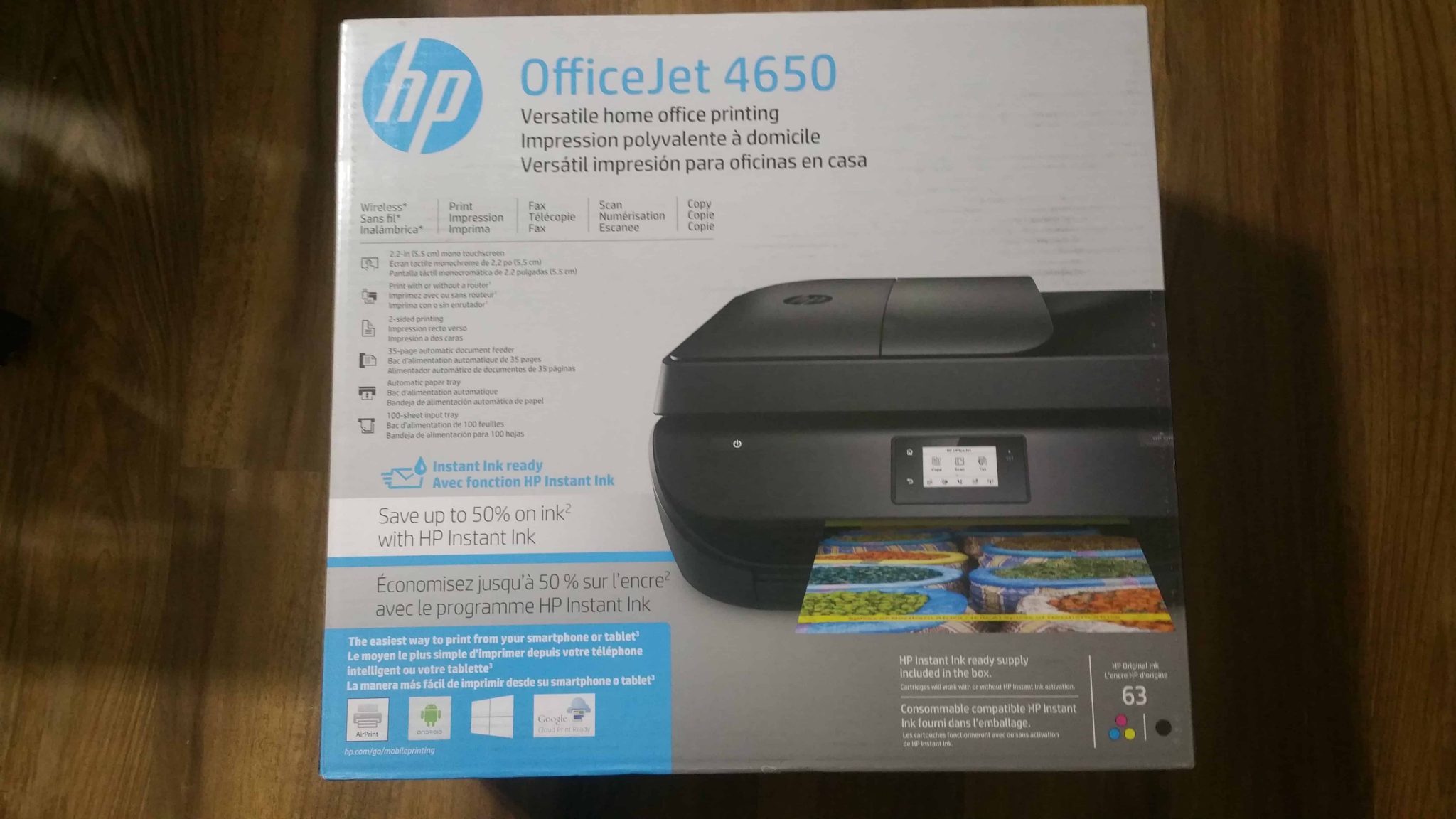 Unboxing the HP OfficeJet 4650 Printer - Moisés Cardona