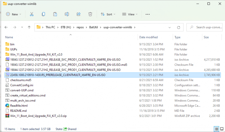 Fixing the Windows 11 ISO files to allow installation and upgrade on ...
